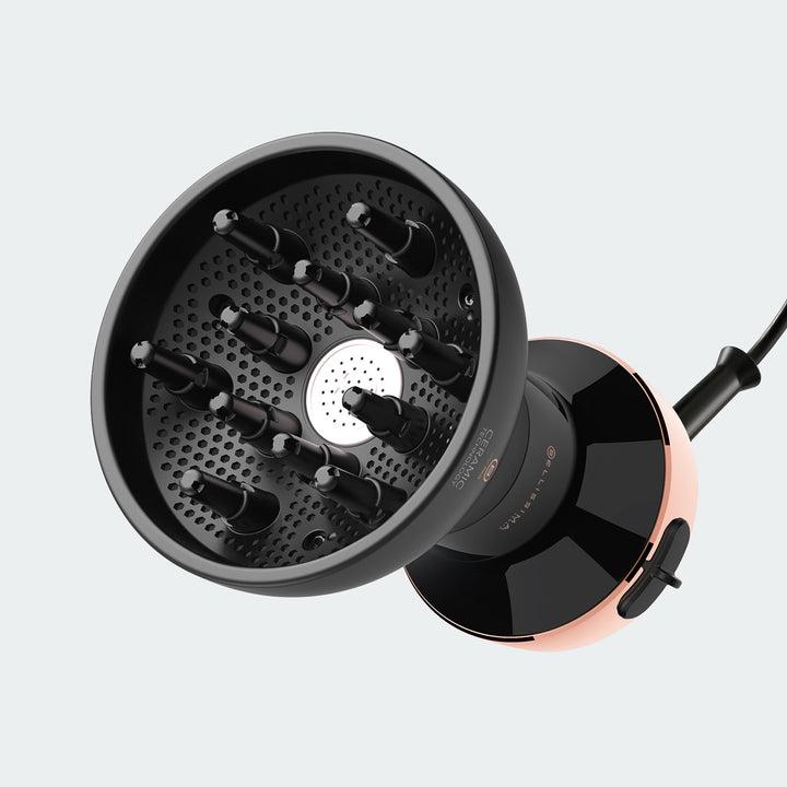 Diffon hairdryer and diffuser with ceramic and Argan Oil | Bellissima ...